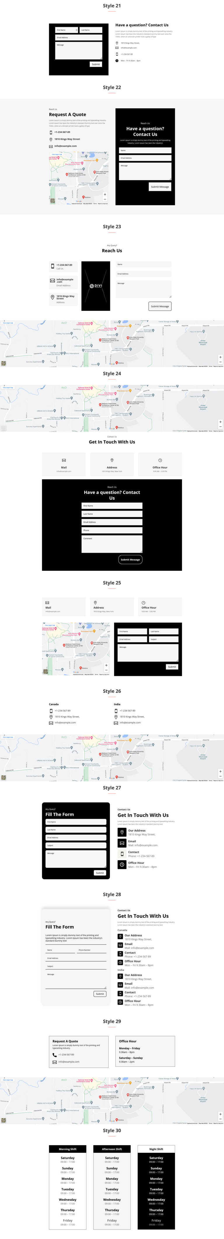 Preview of Webkits | Find Popular Divi Layouts ,Sections